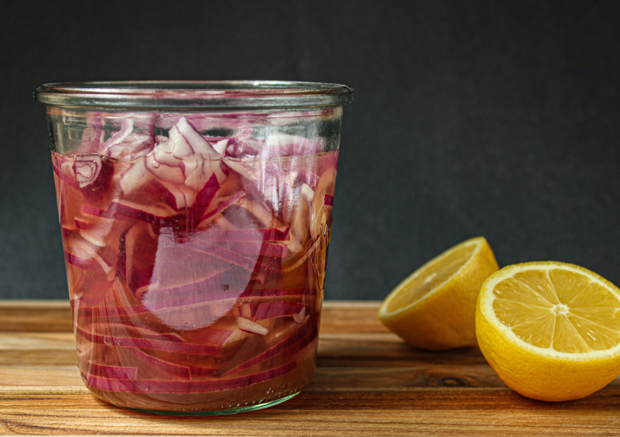 Pickled Red Onions – Elif's Kitchen